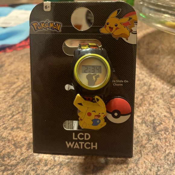 Pokemon | Accessories | Pokmon Lcd Watch | Poshmark